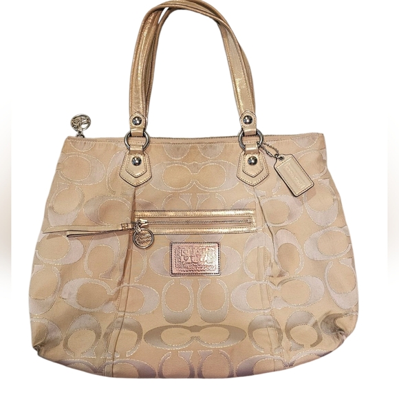 Coach | Bags | Coach Poppy Signature C Shoulder Bag Large Lightweight ...